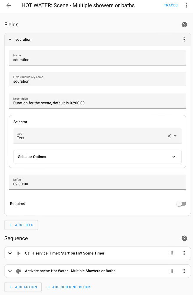 How To Run A Script With Default Input Parameters From An Entities Card Without Any Prompts