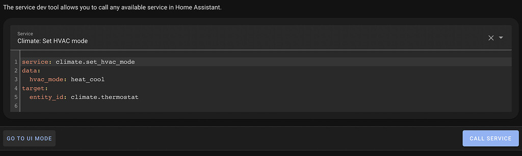 Honeywell not changing hvac mode after service call - Development ...