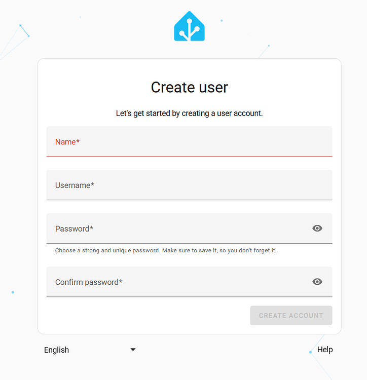 User name and password? - Installation - Home Assistant Community