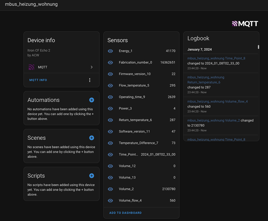 My Approach To M Bus And Home Assistant Third Party Integrations Home Assistant Community