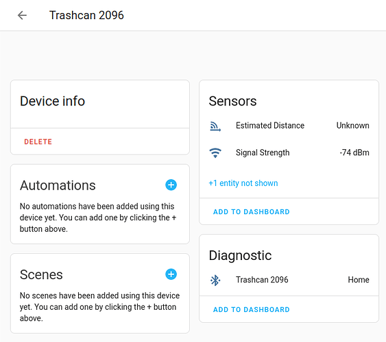 Ibeacon Distance Always Unknown But Snr Updating Configuration