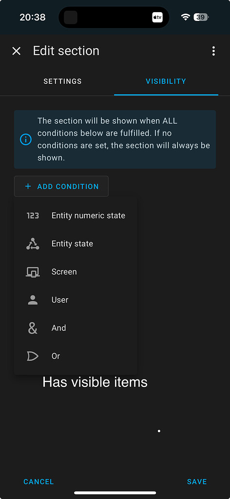 WTH - Sections visibility based on visible entities - Month of "What the heck?!" - Home ...