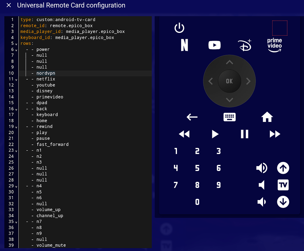 Understanding how to add custom button to Universal Remote Card - Page 2 - Frontend - Home ...