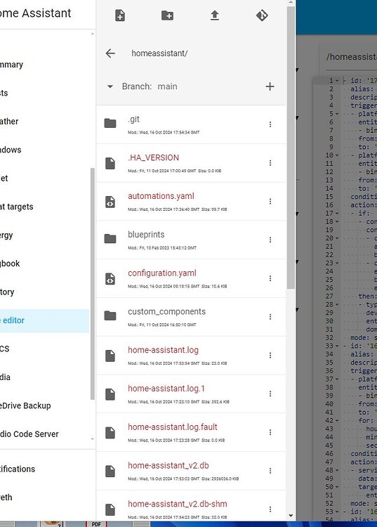 File editor folder names in red text - Home Assistant Community