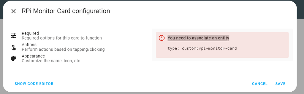 RPi Monitor Card - Configuration - Home Assistant Community
