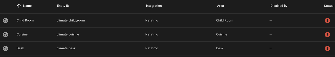 Netatmo Climates Unavailable Configuration Home Assistant Community