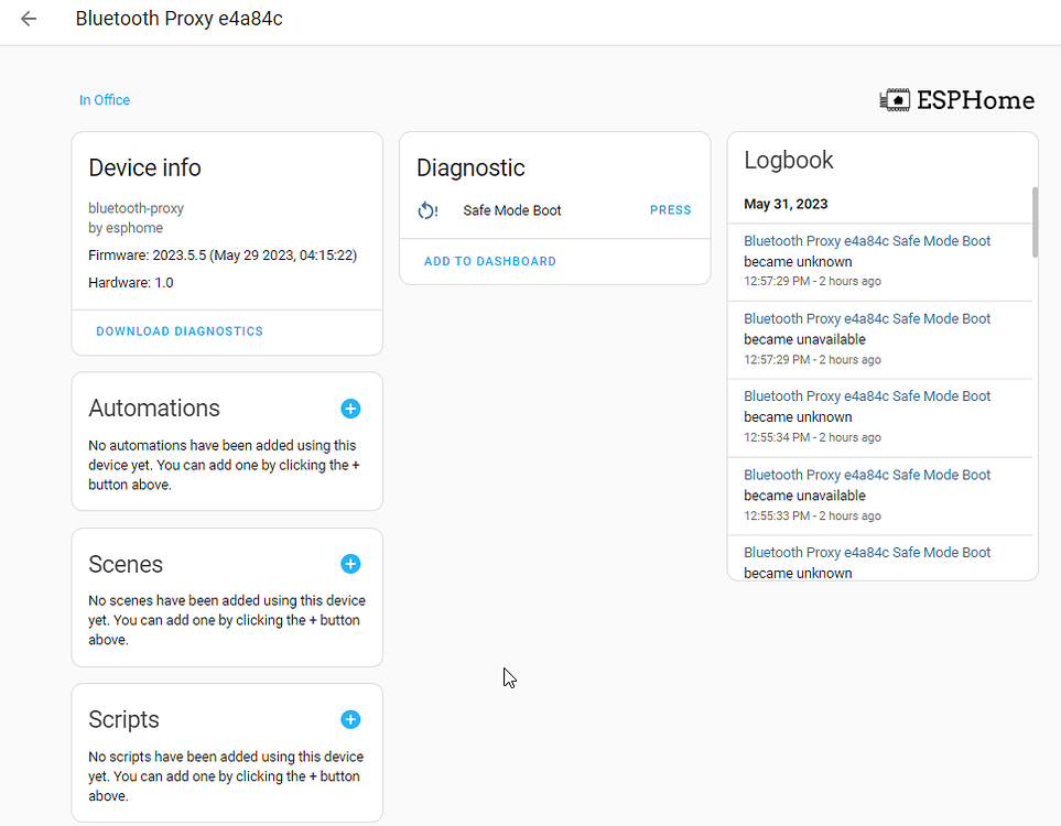 Bluetooth Proxy Esp32 Not Detecting Devices Esphome Home Assistant Community