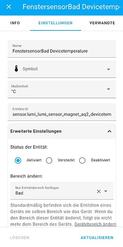 Temperature display in area card - Frontend - Home Assistant Community