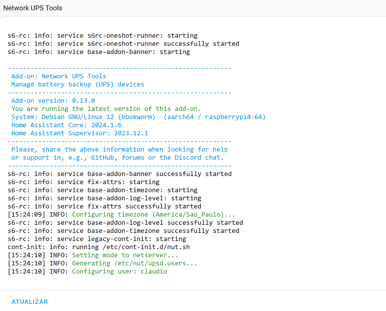 NUT no longer working (Permissions) - Third party integrations - Home Assistant Community