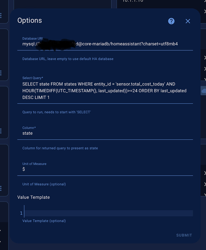 Issue when adding more then one SQL sensor - Configuration - Home ...