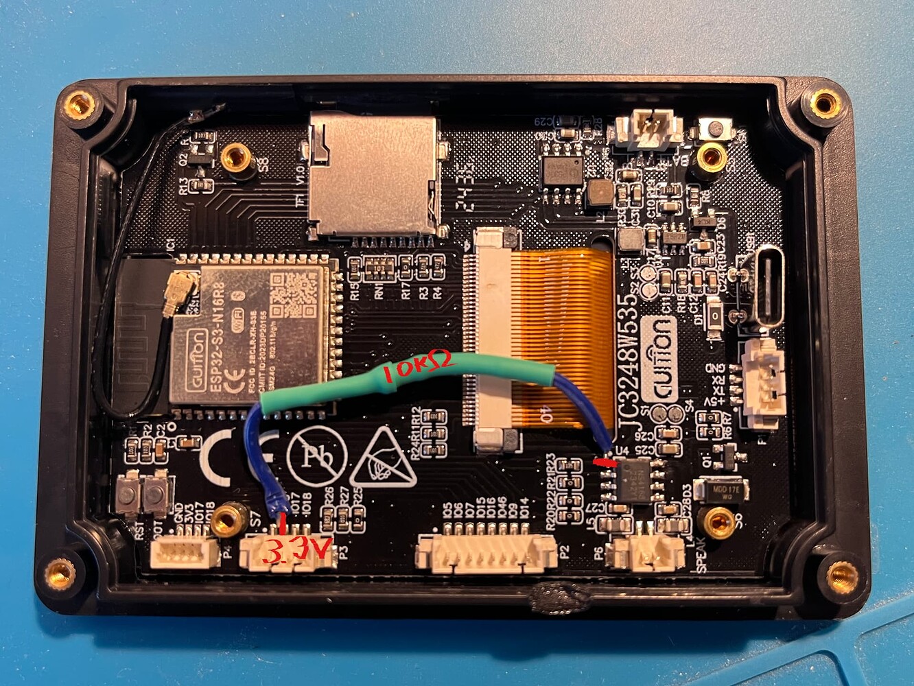 GUITION 3.5" 320X480 JC3248W535EN LCD dev board working example ...