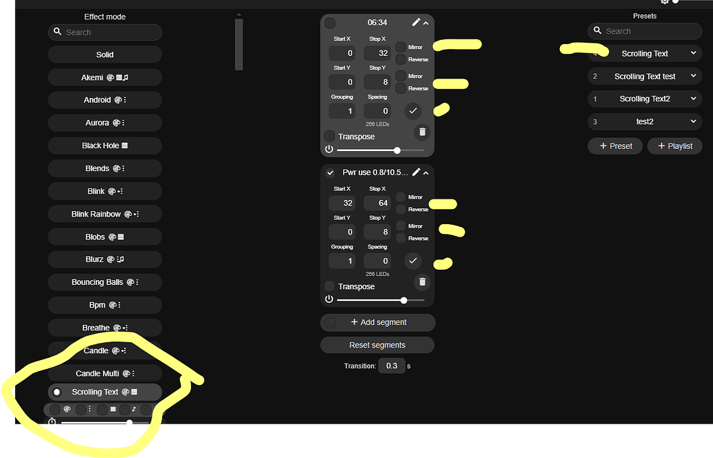 WLED matrix panel with text and sensor data. custom rest commands - Share your Projects! - Home ...