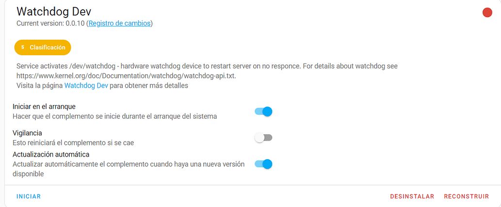 Home Assistant Add-on: Hardware watchdog service - Home Assistant OS ...