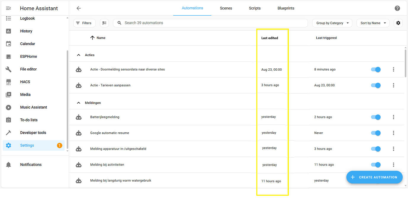 Last Edited Information Feature Requests Home Assistant Community