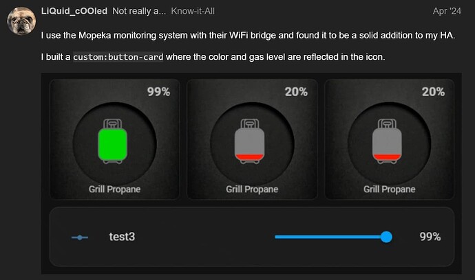 How to graphically represent gas bottle contents - Frontend - Home ...