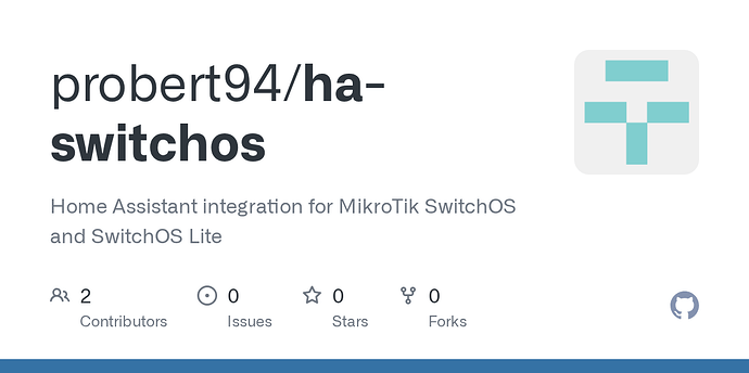 Mikrotik SwitchOS (+ SwitchOS Lite) - Custom Integrations - Home ...