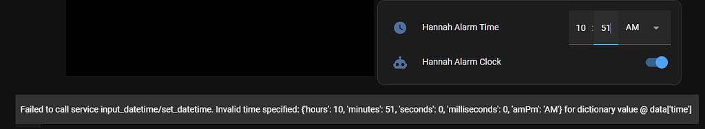 Input_datetime fails on simple UI change - Configuration - Home Assistant Community