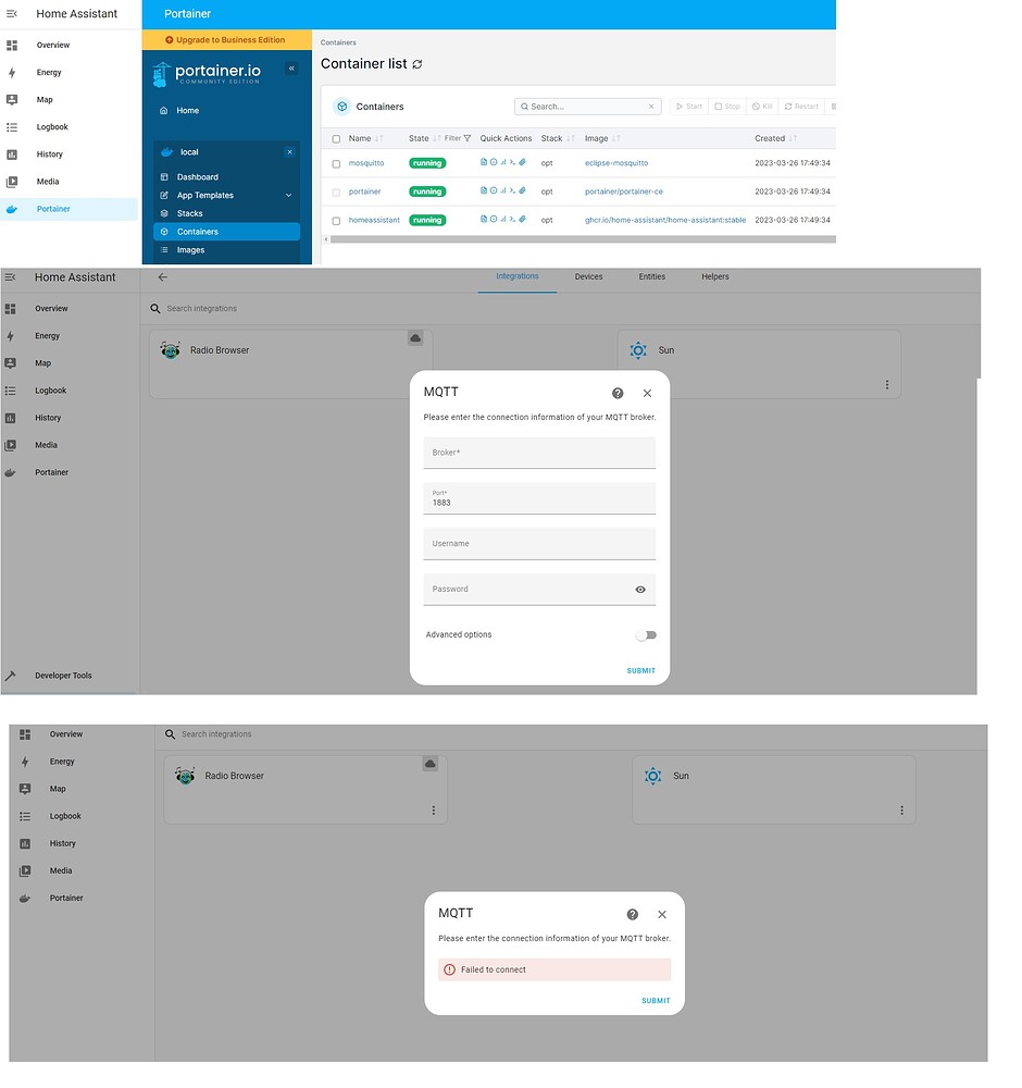 Mqtt And Mosquitto On Docker Config Issues Installation Home