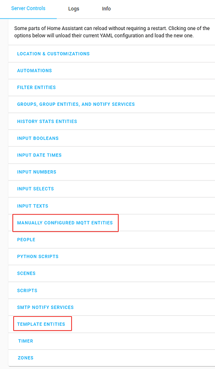 Reload sensors and binary_sensors in Configuration reloading - Feature Requests - Home Assistant ...