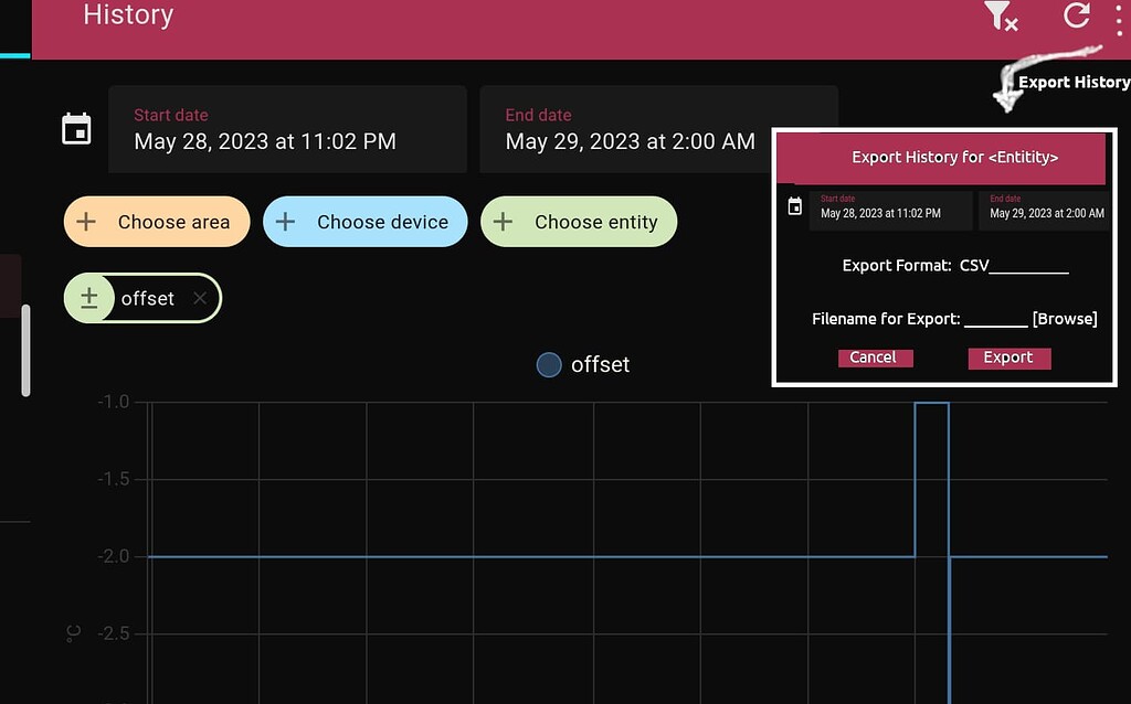 Exportable History For Entities Feature Requests Home Assistant Community