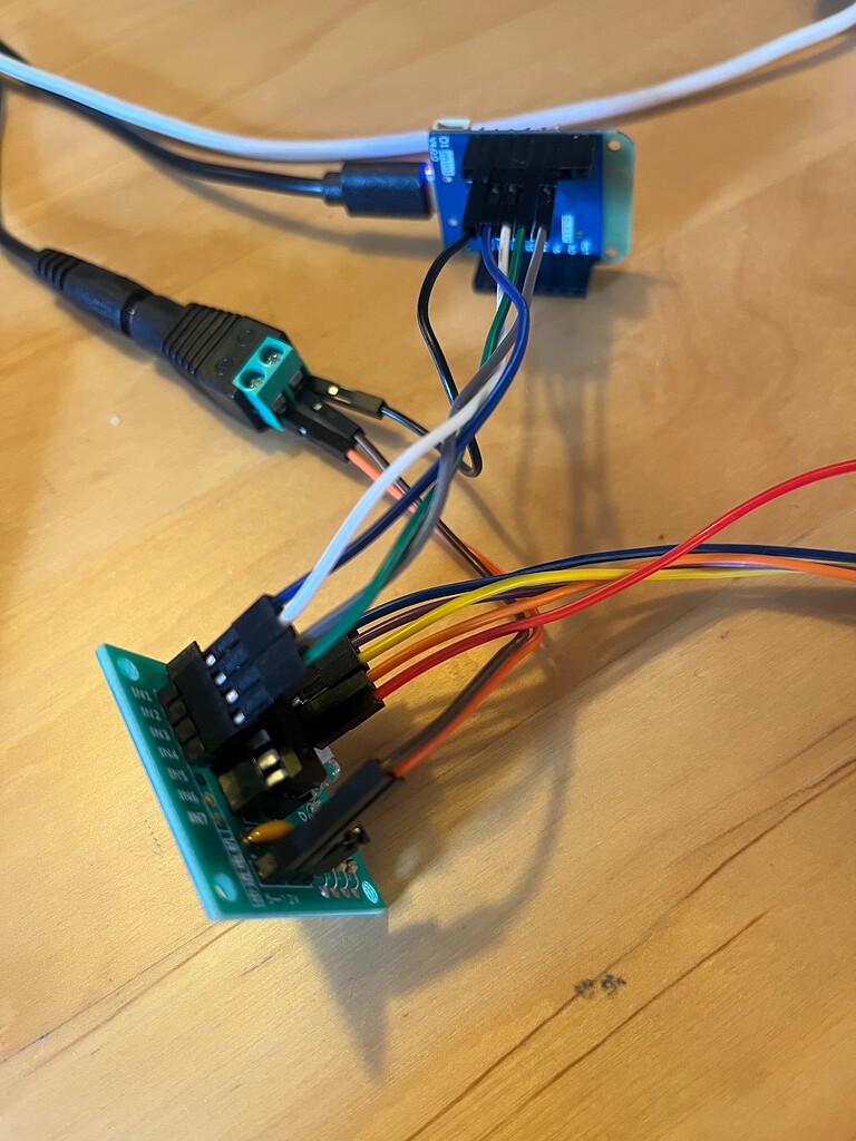Roller blind ESP8266 28BYJ-48 stepper motor and ULN2003 driver ...