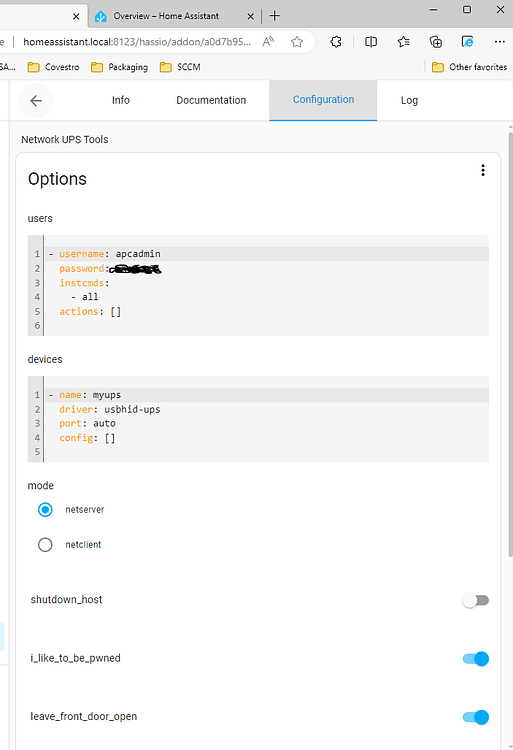 APC UPS with USB connection - Hardware - Home Assistant Community