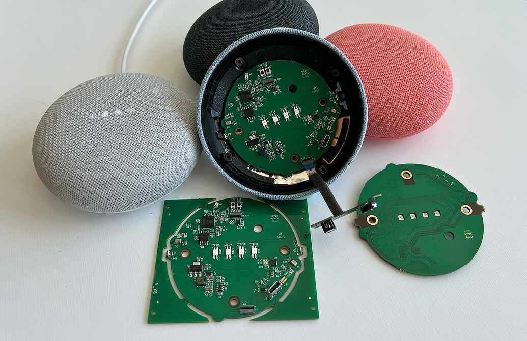 Request alternative to "Onju Voice" drop-in PCB repacement for Google ...