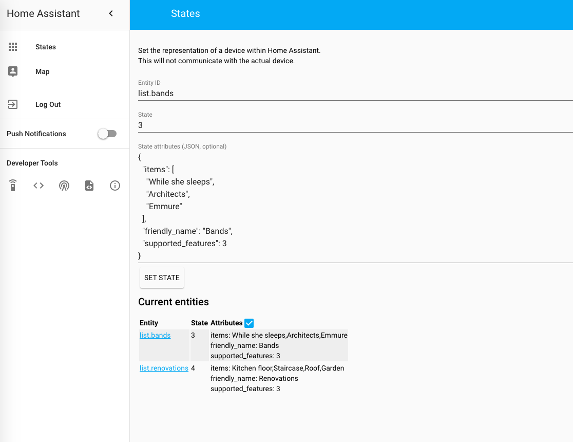 Simple lists - Feature Requests - Home Assistant Community