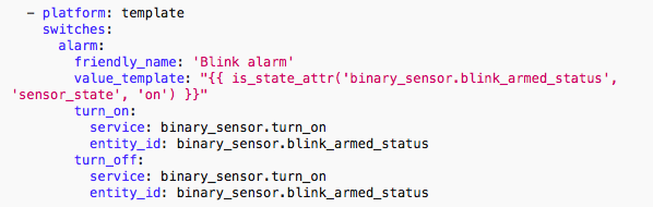 Template To Toggle Blink Alarm Configuration Home Assistant Community
