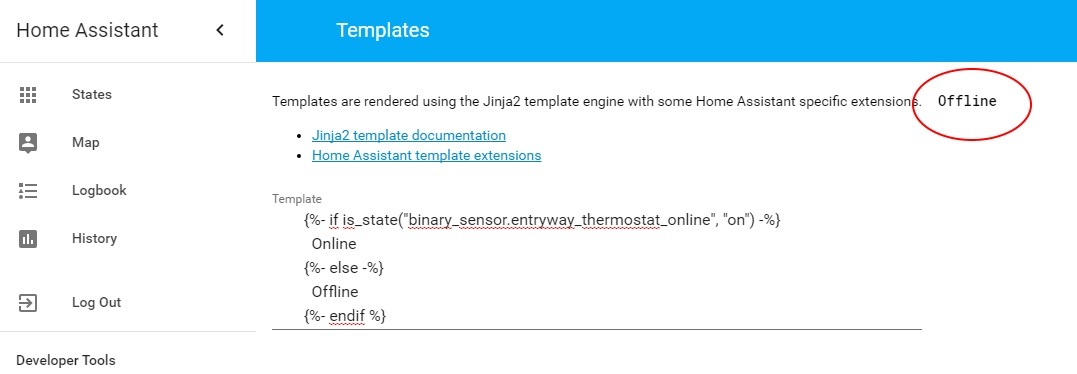 Issue With Template In Binary Sensor I Always See Default Values 9956