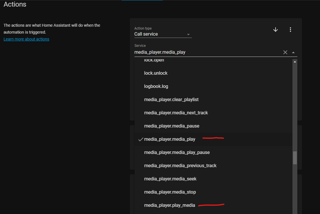 Error When Playing Media Via Automation Configuration Home Assistant Community