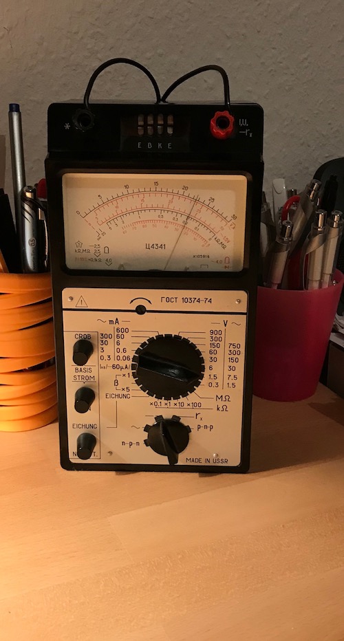 Build idea: Old multimeter as temperature display - Share your Projects ...