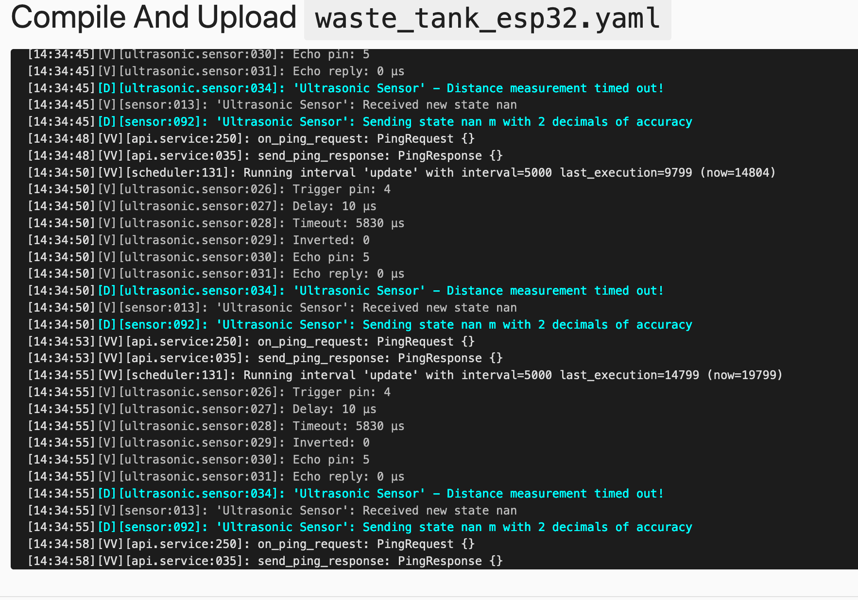 Ultrasonic UART sensor - Page 2 - ESPHome - Home Assistant Community