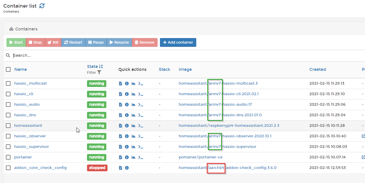 Wrong architecture of addons - Installation - Home Assistant Community