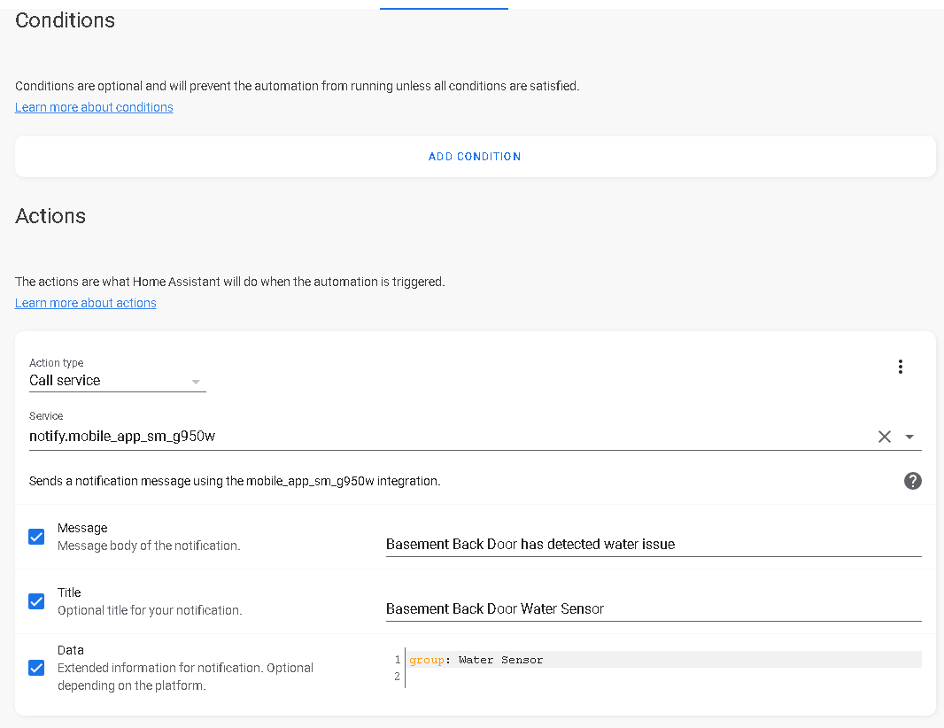 D-Link Water Sensor DCH-S160 - Third party integrations - Home ...