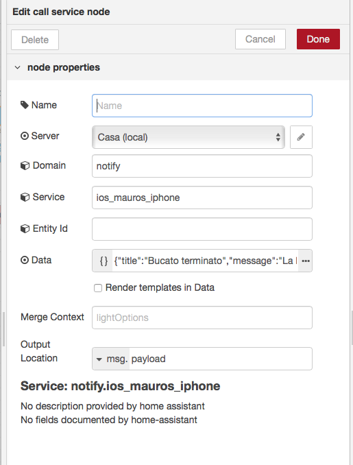 Api Error Just In Some Call Service Node Node Red Home Assistant
