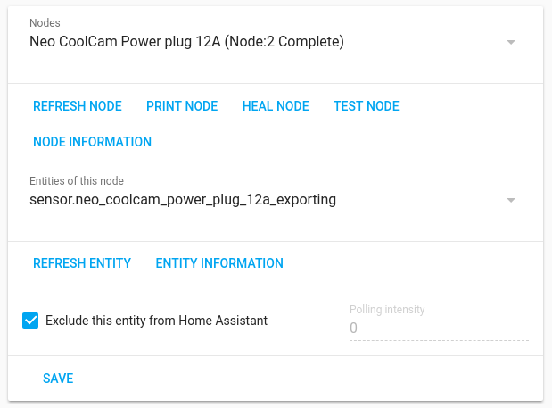 Entities are not excluded from HA - Z-Wave - Home Assistant Community