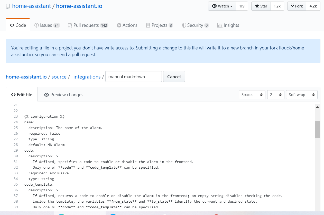 State flow for alarm_control_panel - Share your Projects! - Home ...