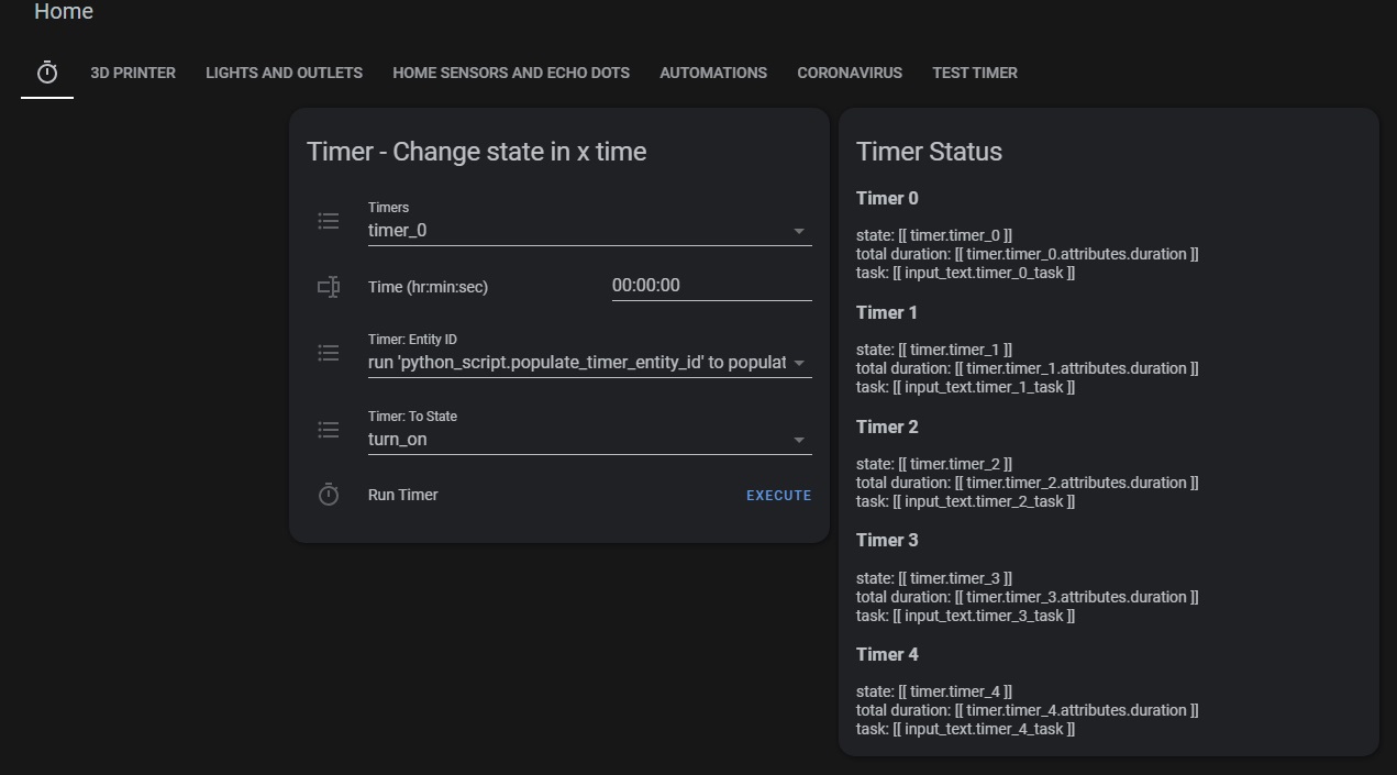 Timer Execute And Action From Lovelace Ui Share Your Projects