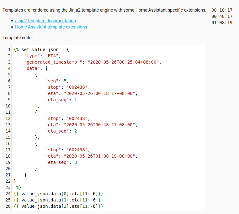 Please help to get the sensors values from the API - Configuration ...