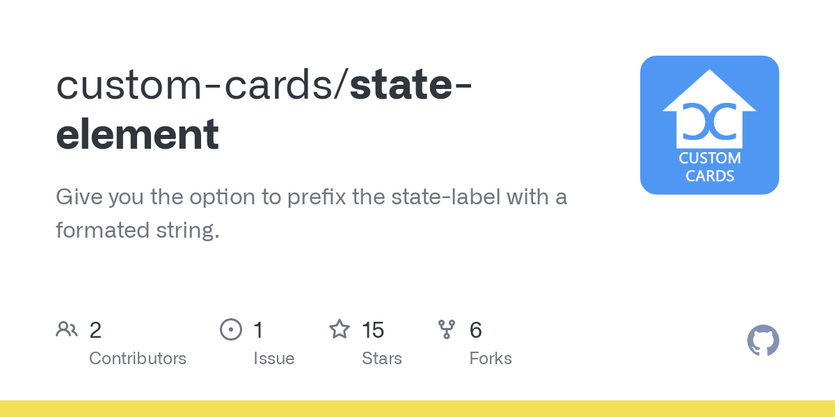 Problem With Custom Hacs Element Called State Element Frontend Home Assistant Community