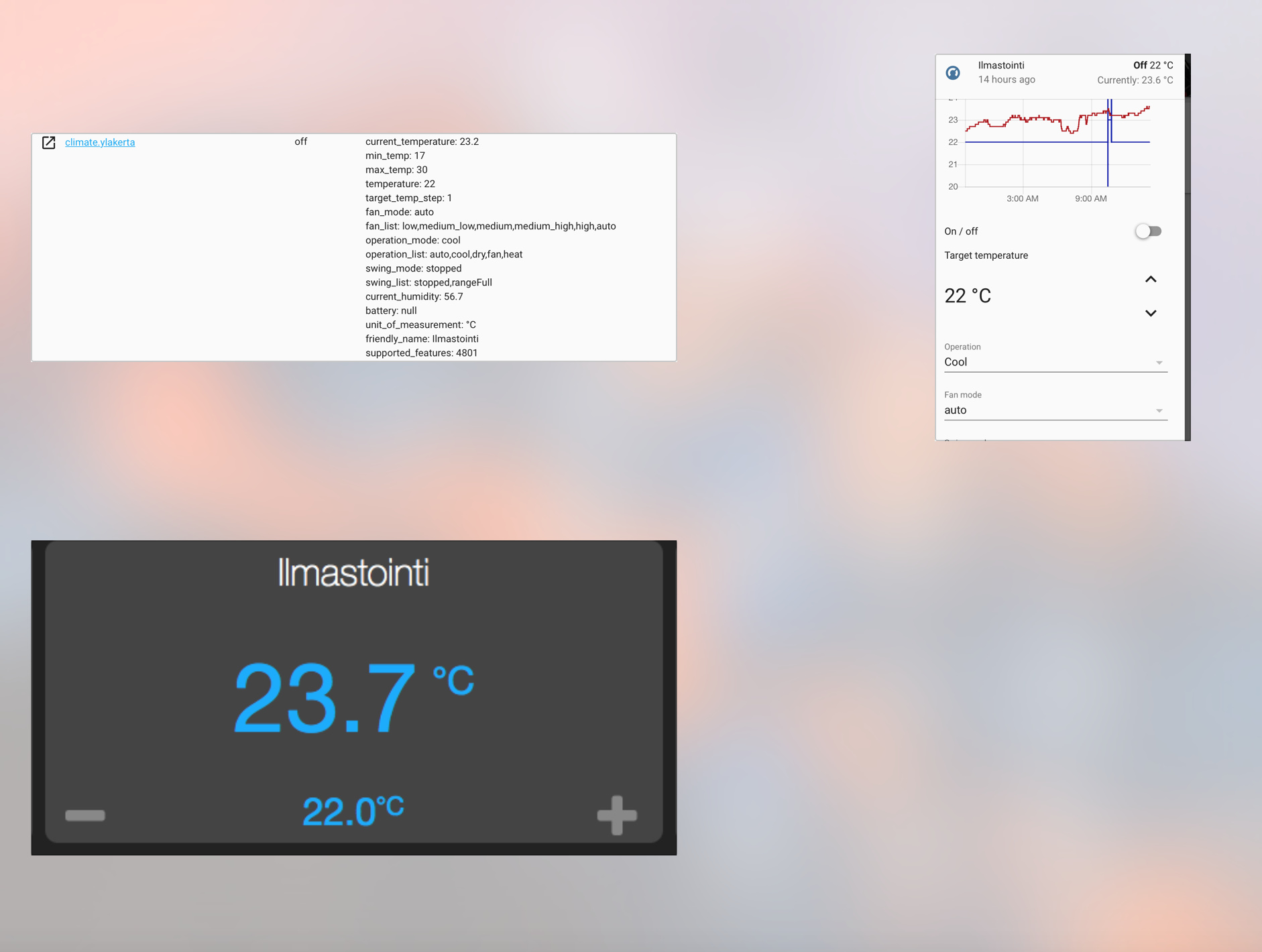 Climate entity attributes (Sensibo) - HADashboard - Home Assistant ...