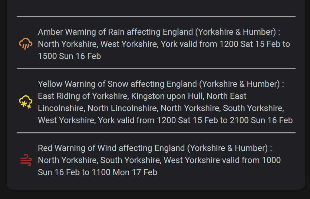 Lovelace Card with an icon and data in a table - Configuration - Home ...