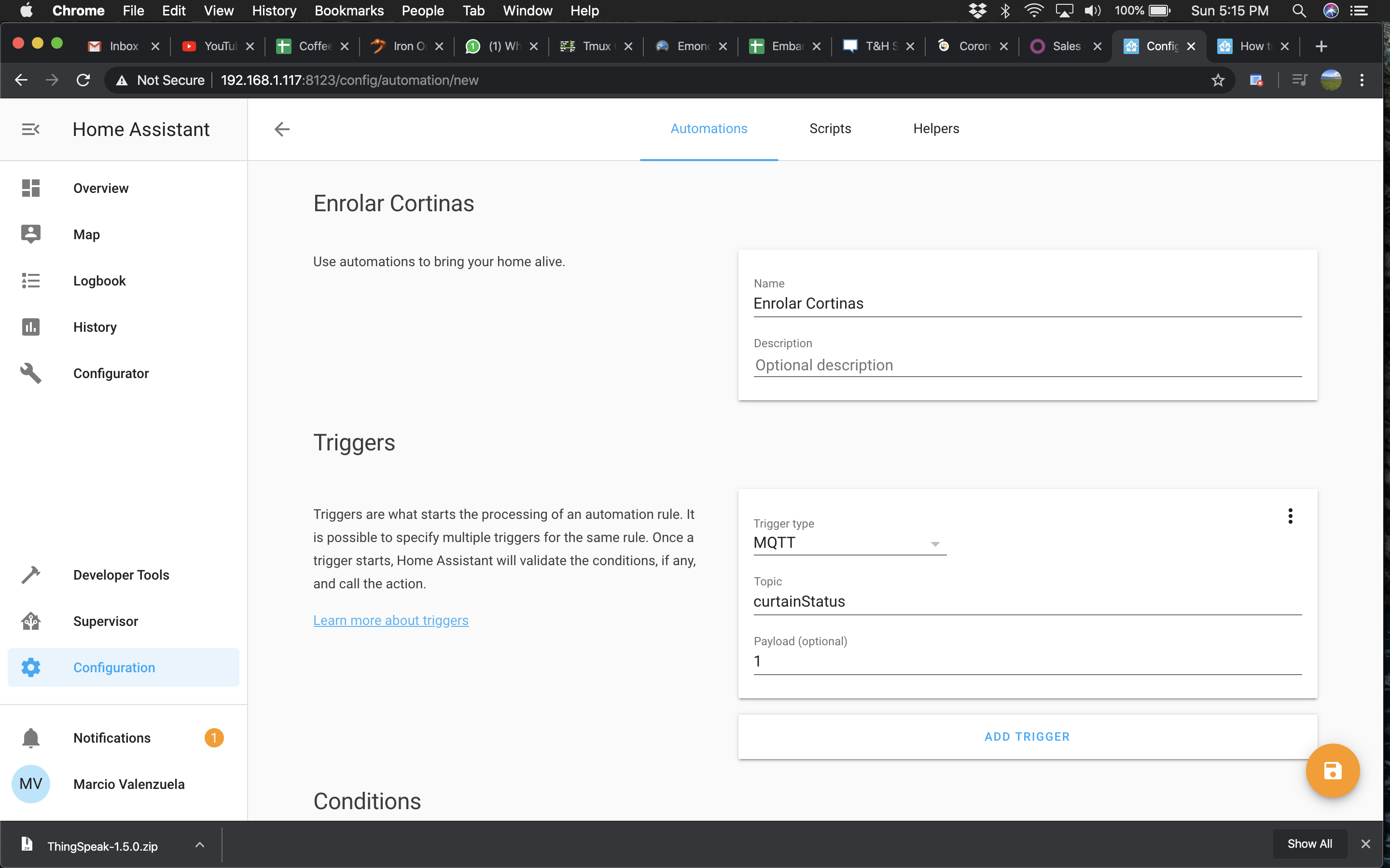 Error When Creating Toggle Automation Home Assistant Os Home Assistant Community