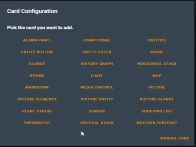 Card configuration - Configuration - Home Assistant Community