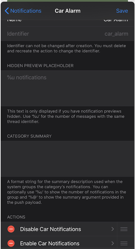 Actionable Notifications Aren T Showing On Iphone Home Assistant Companion For Apple Home