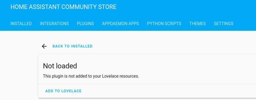 Adding Custom Resources With Lovelace In Storage Mode Frontend