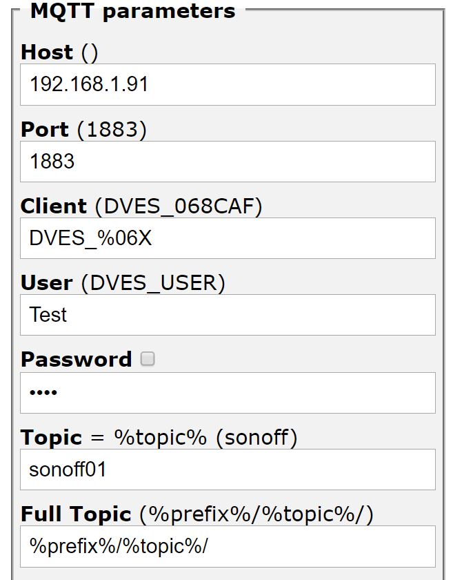 Sonoff Tasmota Mqtt Error Configuration Home Assistant Community