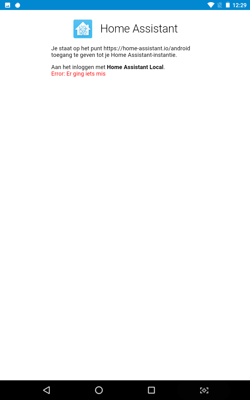 Unable to logon to Home Assistant mobile app - Home Assistant Companion ...