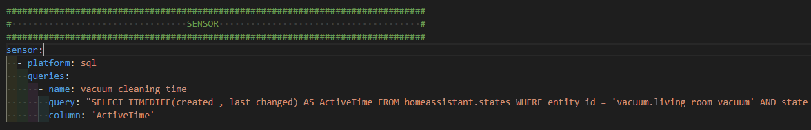 Trying To Get The Db Size With Sql Sensor In With Mariadb 0109